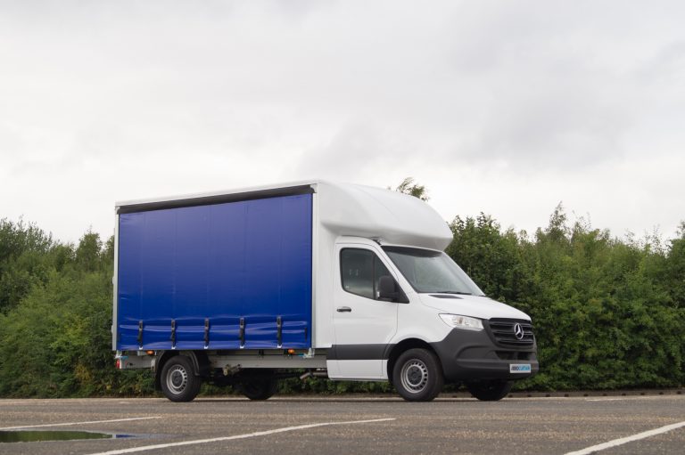 Mercedes Sprinter AeroCurtain - Alloy Bodies Ltd