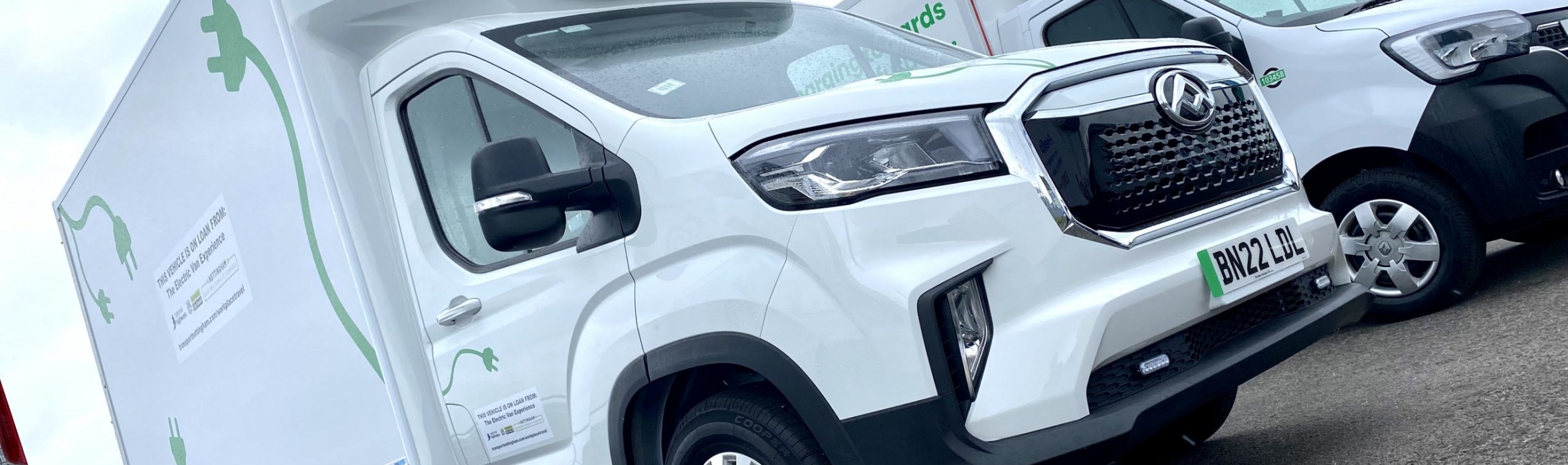 Maxus ED9 Aero Luton displayed at the ITT Hub - Alloy Bodies Ltd